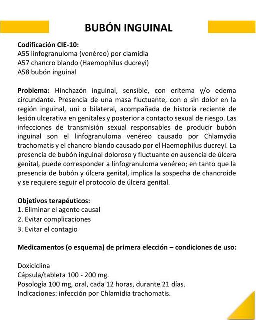Bubón inguinal | Diego Israel Tipan, MD. - Apuntes Médicos | uDocz