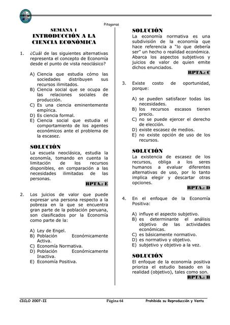 La ciencia económica | Giussepe Mori Fernández | uDocz