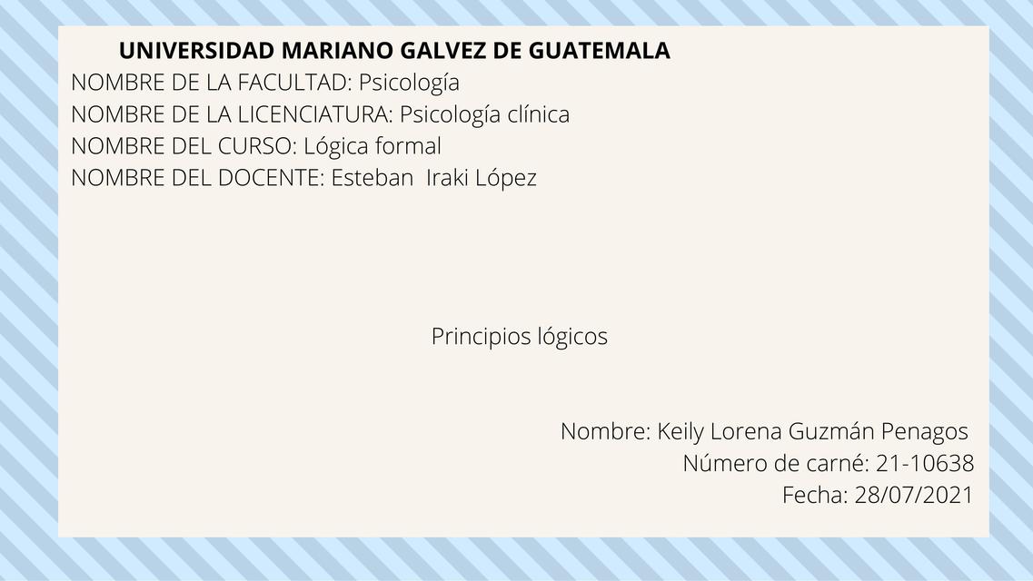 Principios lógicos | Lylo | uDocz