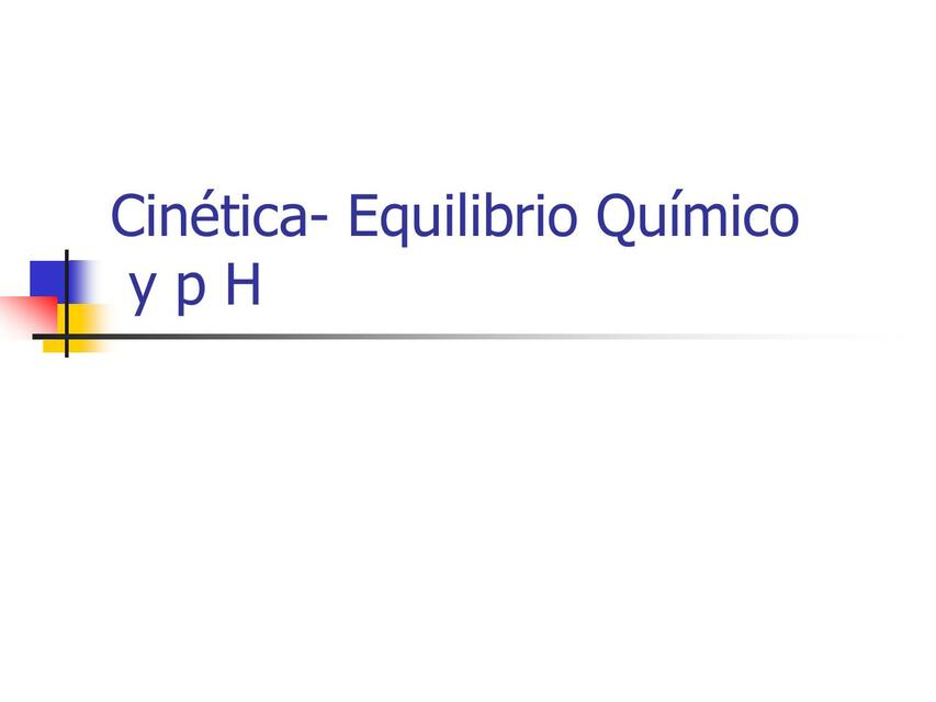 Flashcards de Cinetica Equilibrio Quimico | Por MEDilove | uDocz