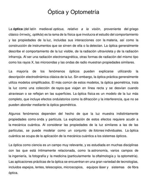 Óptica y Optometría | universitemas13 | uDocz