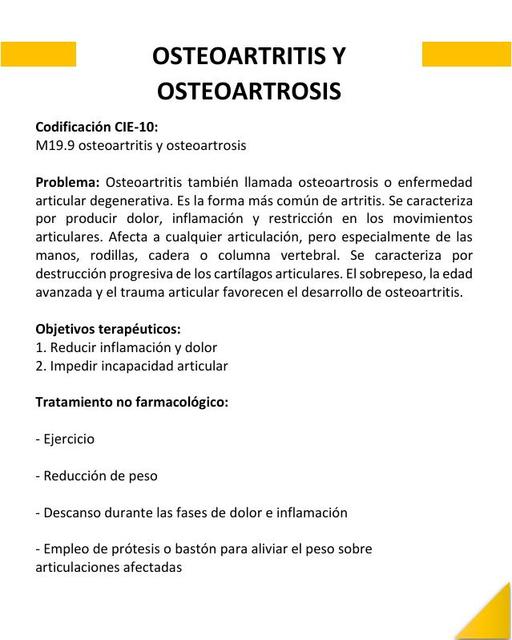 Osteoartritis y osteoartrosis | Diego Israel Tipan, MD. - Apuntes ...