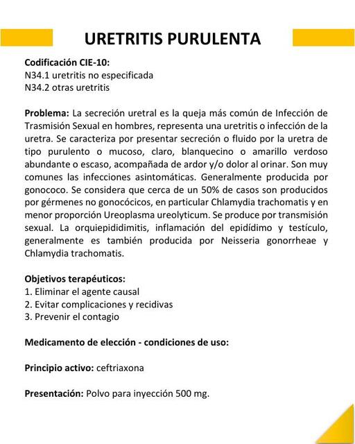Uretritis purulenta - definición -abordaje - tratamiento | Diego Israel ...