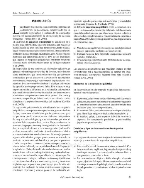 La Sujeción del Paciente con Agitación Psicomotriz | universitemas13 ...