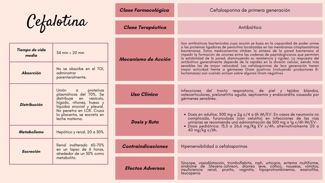 Cefalotina | MARYURI LISBETH | uDocz