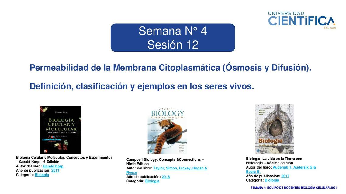 Permeabilidad de Membrana Difusión y Ósmosis | ALTRUUS | uDocz