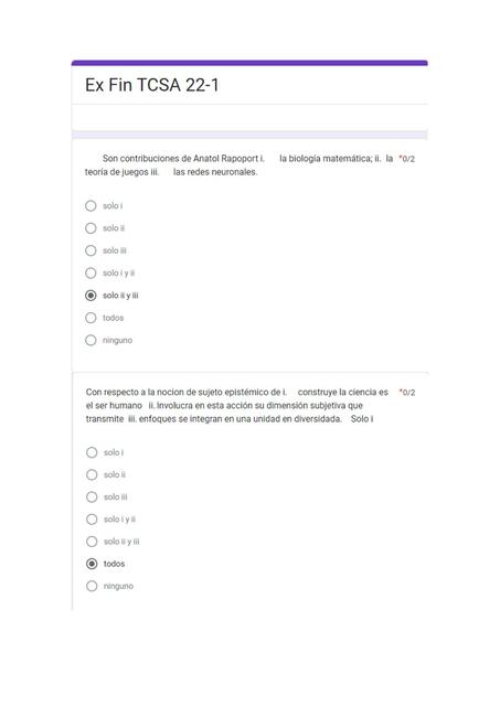 Examen final TCSA | Study Ingenieros | uDocz