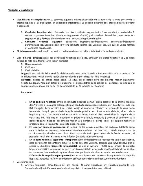 Vesículas y vías biliares | MEDilove | uDocz