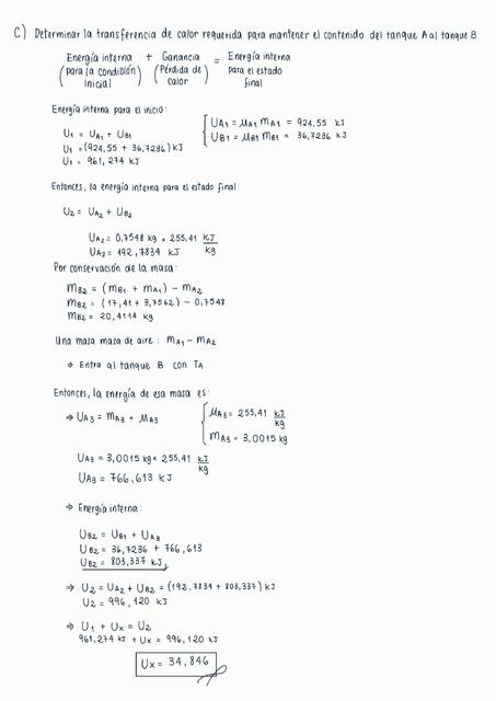 Ejercicio Termodinámica transferencia de calor | Study Ingenieros | uDocz