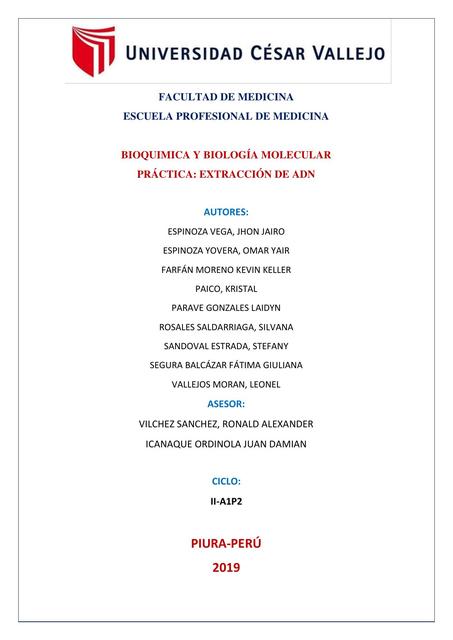 EXTRACCIÓN DE ADN | MARYURI LISBETH | uDocz