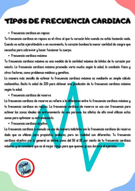 Tipos de frecuencias cardiacas | Alan Díaz | uDocz