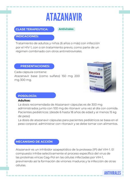 Atazanavir | MARYURI LISBETH | uDocz