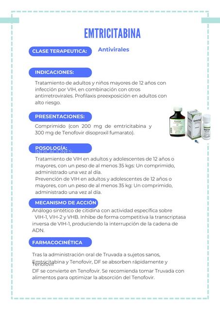 Emitrcitabina | MARYURI LISBETH | uDocz