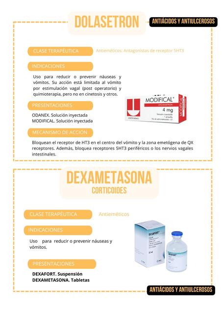 Dolasetron y dexametasona | MARYURI LISBETH | uDocz