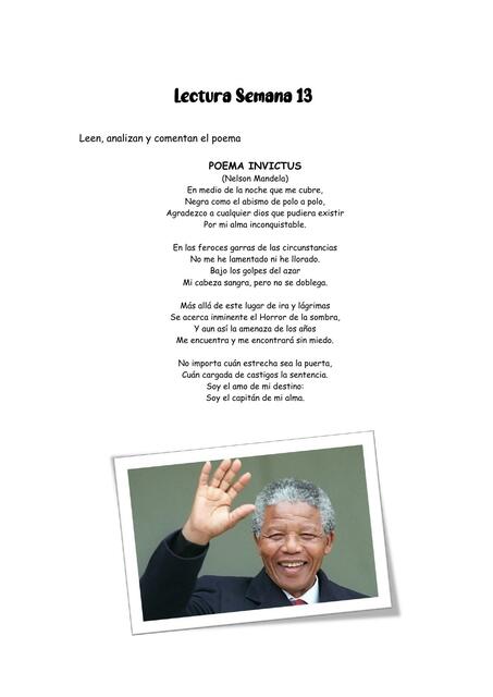 Poema Invictus Nelson Mandela Invictus – | Dispuesto A Aprender