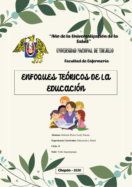Enfoques Teóricos De La Educación Abc 123 Udocz