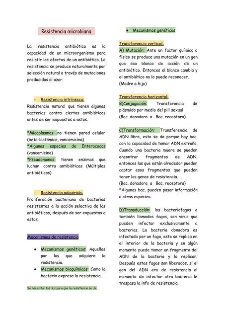 Resistencia microbiana | Abril Calderón Med | uDocz
