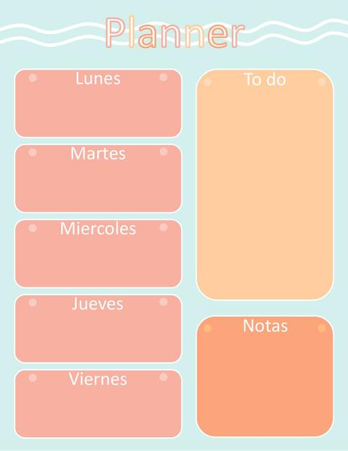 Planeador semanal | ABC 123 | uDocz