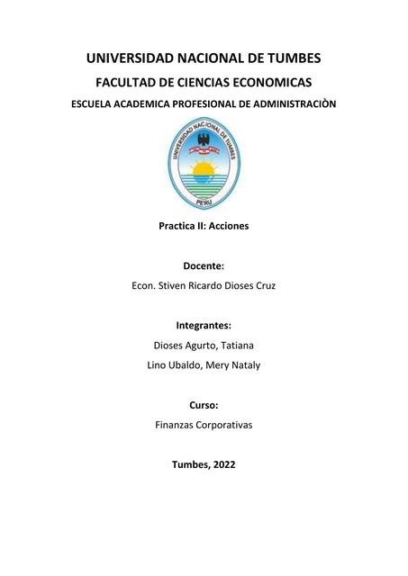 Practica de acciones resuelta | Giussepe Mori Fernández | uDocz Practica de acciones resuelta | Giussepe Mori Fernández | uDocz