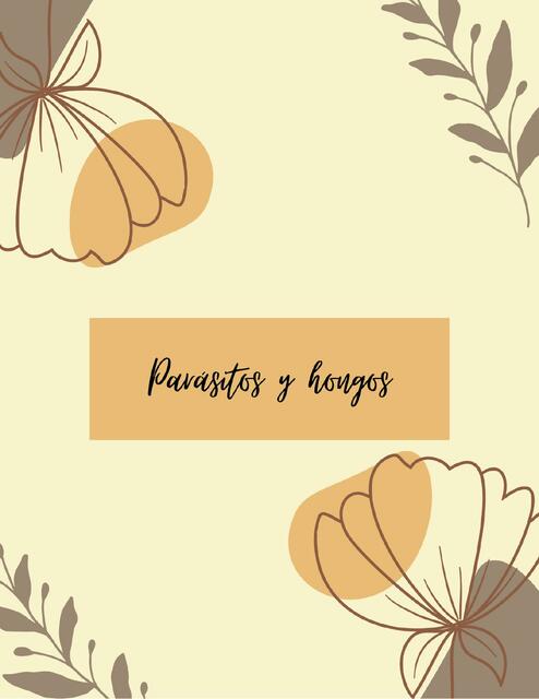 Parásitos y Hongos | Sofia Jiménez | uDocz