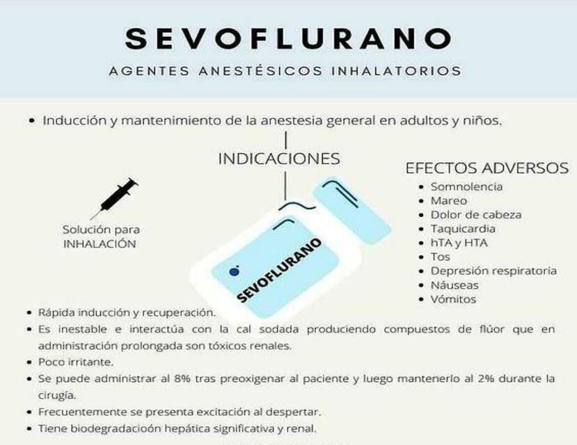 Sevoflurano | fraii | uDocz