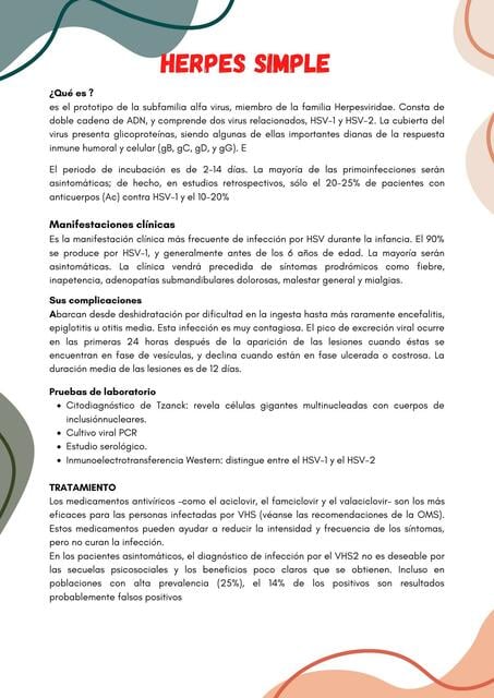 Herpes Simple | MARYURI LISBETH | uDocz