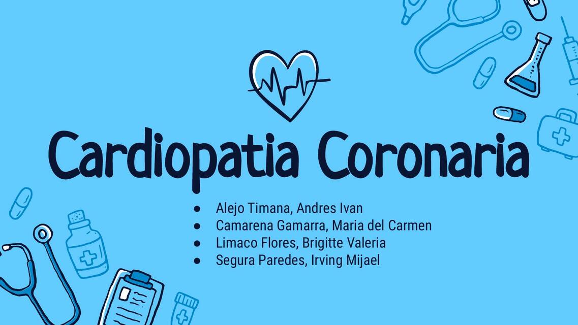 Cardiopatia Coronaria | LiquidOH愛 | uDocz