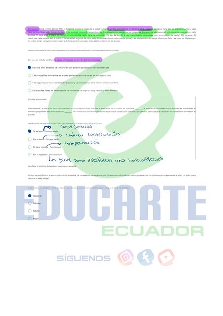 Examen de lenguaje | alfredo manobanda | uDocz