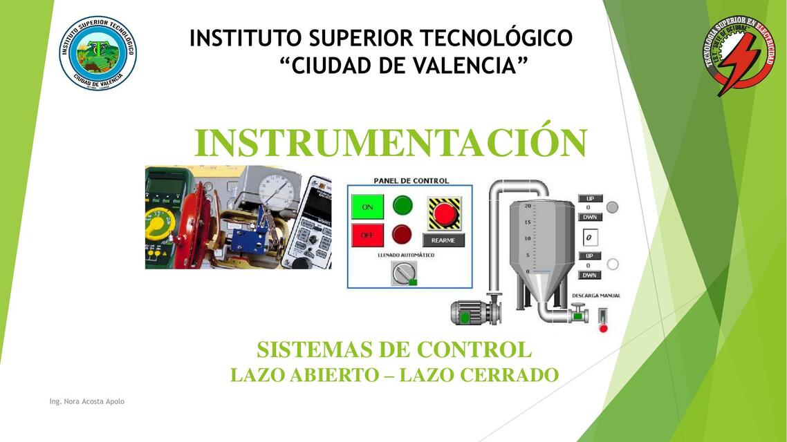 Sistemas de control, lazo abierto y lazo cerrado | ALARCON BERMUDEZ ...