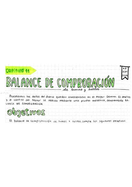 Apuntes de contabilidad. Balance de comprobación de sumas y saldos ... Apuntes de contabilidad. Balance de comprobación de sumas y saldos ...