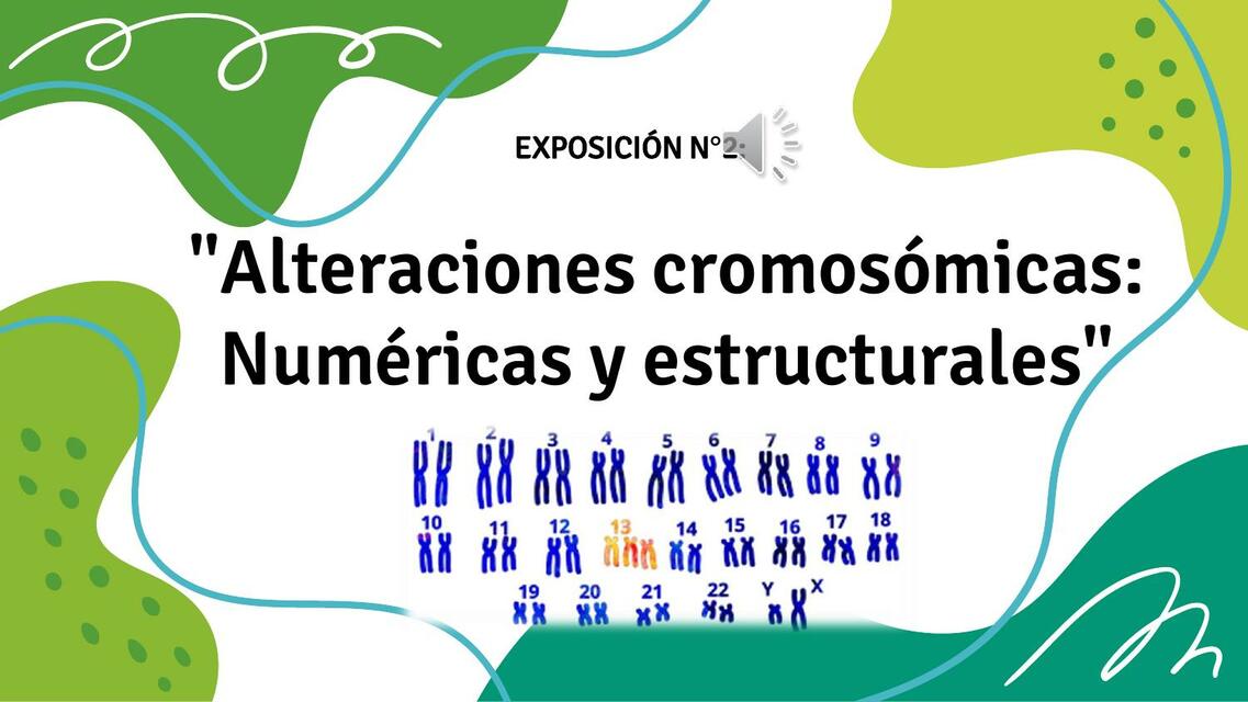 Alteraciones cromosómicas: Numéricas y estructurales | Tiroxina Med | uDocz