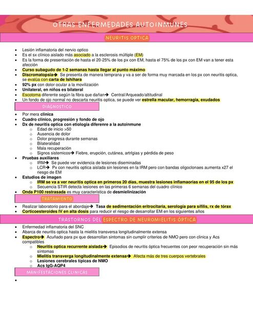 Neuritis óptica | uDocz