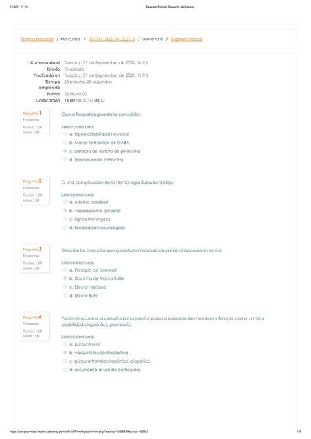 Banco Parcial Fisiopatología | Tiroxina Med | uDocz