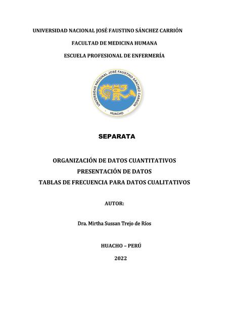 Organización de datos cuantitativos. Presentación de datos tablas de ... Organización de datos cuantitativos. Presentación de datos tablas de ...
