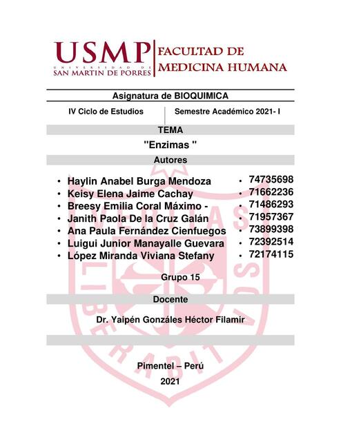 Enzimas | Tiroxina Med 🩺 | uDocz