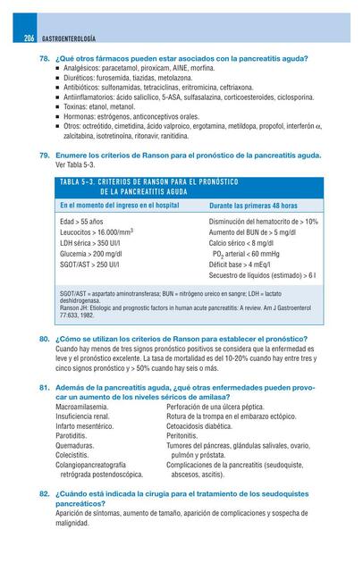 CRITERIOS DE RANSON PARA EL PRONÓSTICO DE LA PANCREATITIS AGUDA | uDocz