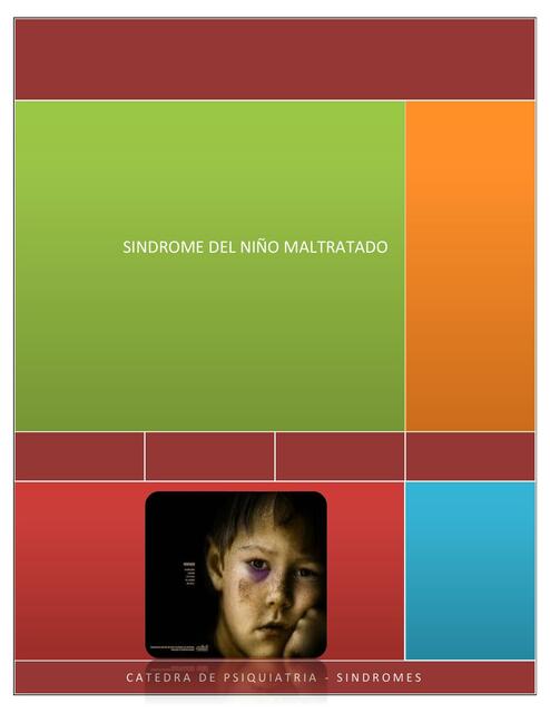 Síndrome del niño maltratado - psiquiatría | Diego Israel Tipan, MD ...