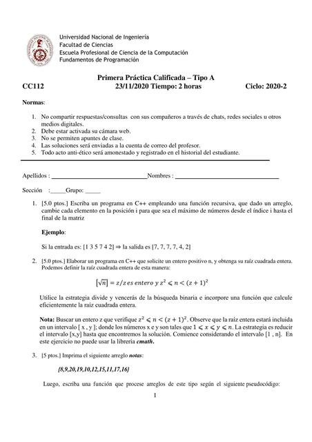 Práctica de Programación | apuntesdeingenieria | uDocz