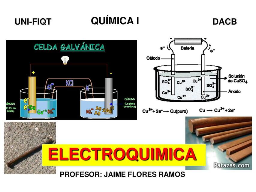Electroquímica | Study Ingenieros | uDocz
