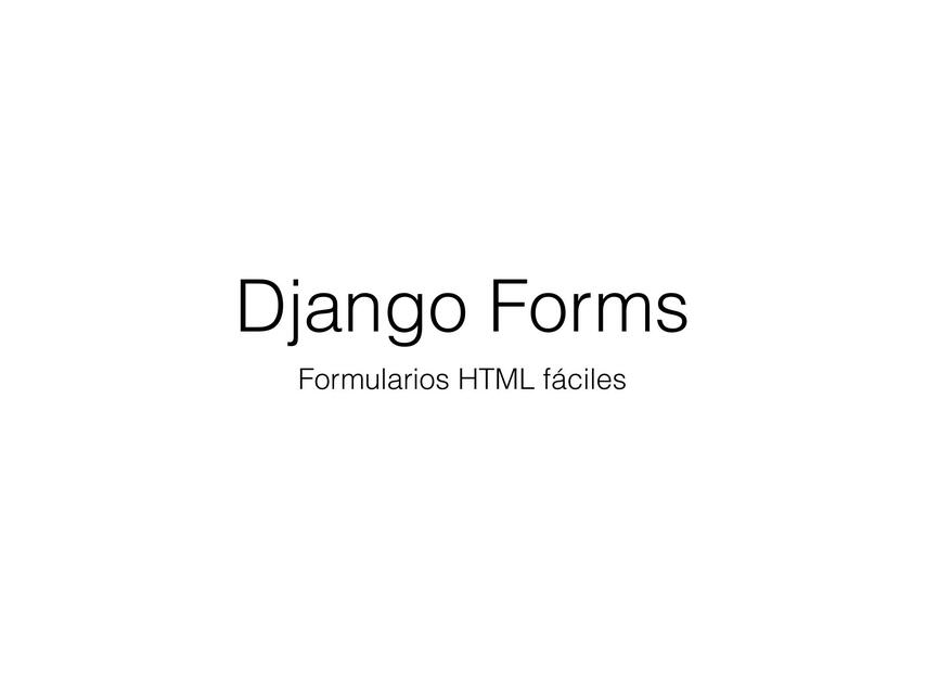 19 Django Forms | MARYURI LISBETH | uDocz
