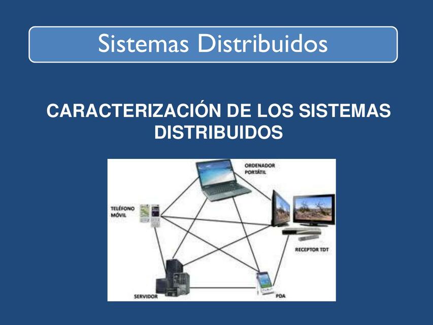 Caracterización de Sistemas Distribuidos | MARYURI LISBETH | uDocz