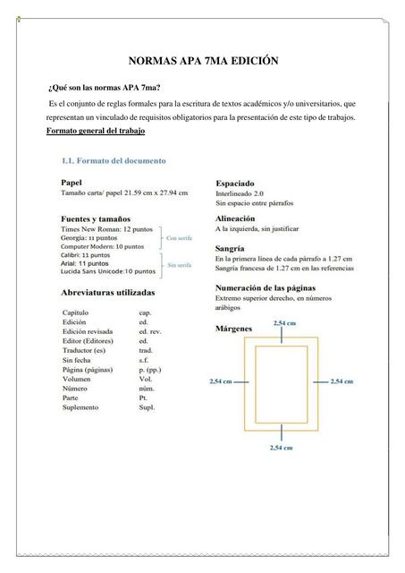 Normas apa 7ma edición | Evleyn Rosmery Orrala Tarco | uDocz