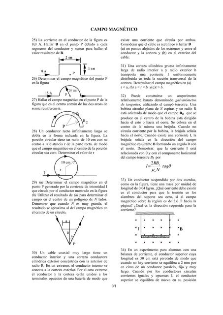 Hoja De Trabajo Sobre Magnetismo En Formato Pdf