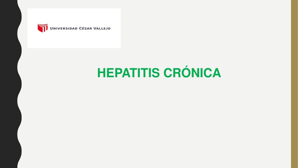 Hepatitis crónica | MARYURI LISBETH | uDocz