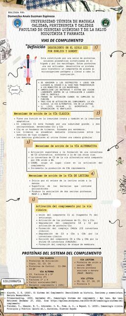 Vías del Complemento | aNAIS gUZMAN | uDocz
