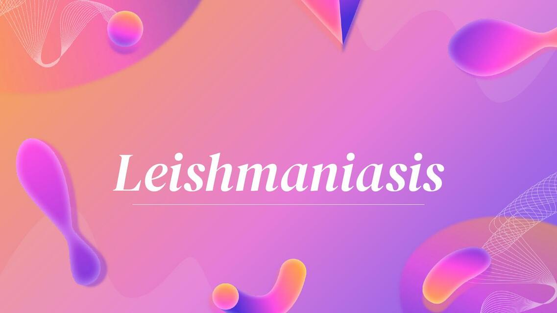 Leishmaniasis | M.Gonzalez | uDocz