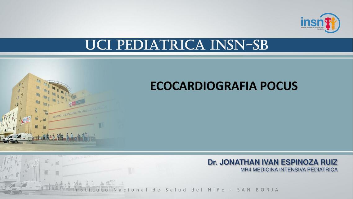 Ecocardiografía Pocus | CSB Emergencia | uDocz