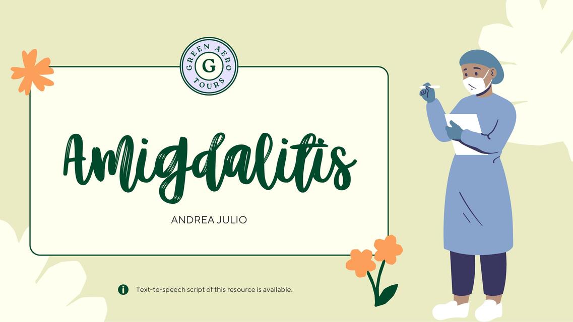 Resúmenes de Amigdalitis viral | Descarga apuntes de Amigdalitis viral