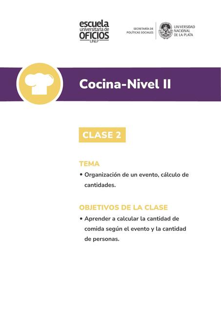 Clase de Cocina | Analia Claros | uDocz