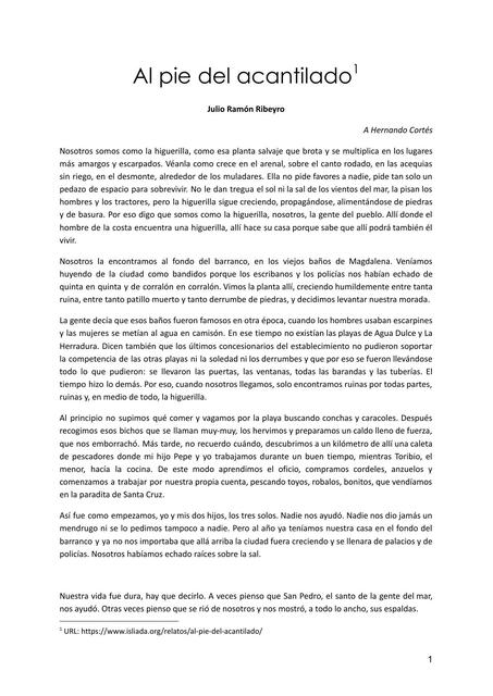 Al Pie del Acantilado | Eva Ramos | uDocz